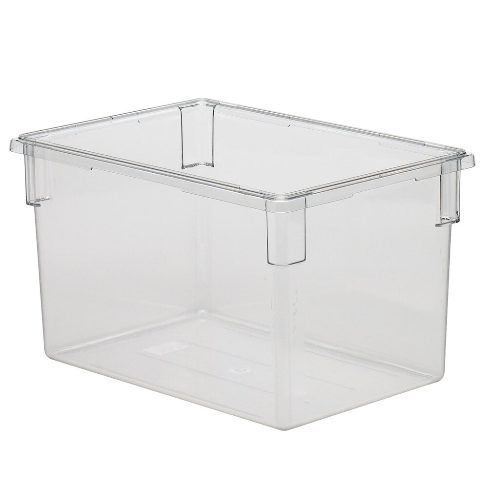 Cambro 182615CW135 Clear Camwear Clear Polycarbonate Food Storage Box ...