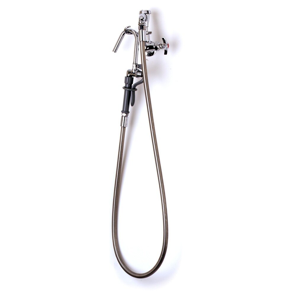 T&S B-0605-H Wall Mount Pot and Kettle Filler with Hook Nozzle, 68 ...