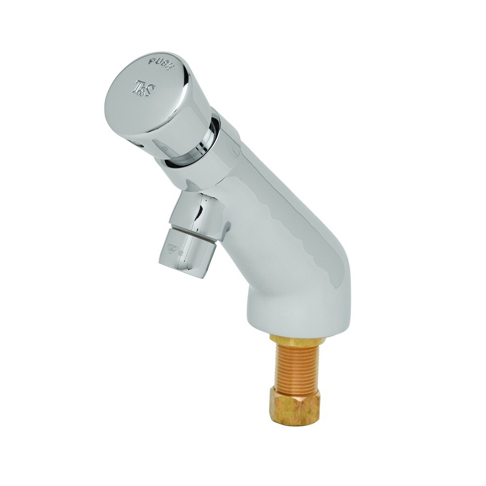 T&S B-0805-WS 1.5 GPM WaterSense Single Temperature Deck Mount Metering ...