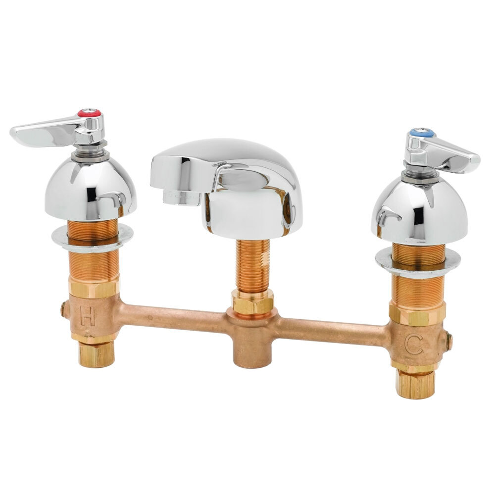 T&S B-2990-WS EasyInstall WaterSense Deck Mounted Concealed Lavatory ...