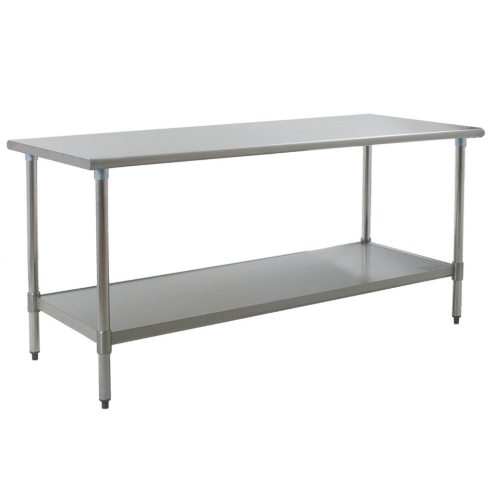 Eagle Group T3084SEM 30" x 84" Stainless Steel Work Table with Undershelf