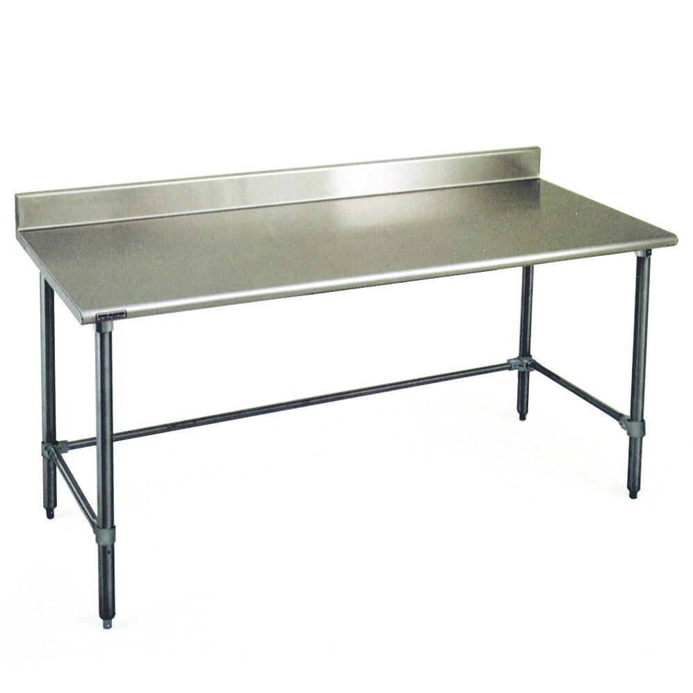 Eagle Group T3072GTEB-BS 30" x 72" Open Base Stainless Steel Commercial ...