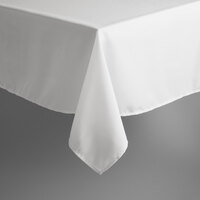 Intedge 36" x 36" Square Burgundy 100% Polyester Hemmed Cloth Tablecloth