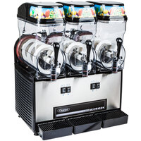 Omega OFS20 Black and Stainless Steel Double 3 Gallon Pourover Slushy ...