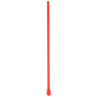 Choice 10 1/4" Super Jumbo Red Unwrapped Spoon Straw - 5400/Case