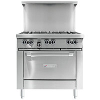 6 Burner Gas Stoves & Ranges - WebstaurantStore