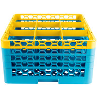 Carlisle RG16-314 OptiClean 16 Compartment Glass Rack with 3 Extenders