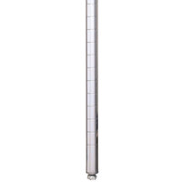 Metro 74HPS 76" Stainless Steel Stationary Post