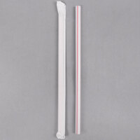 Choice 8 3/4" Jumbo Neon Wrapped Crazy Straw - 2000/Case