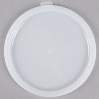 Carlisle 120202 White Lid for 12, 18, 22 Qt. White Round Containers