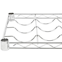 Regency 14" x 48" 5 Shelf Wire Wine Rack with 34" Posts