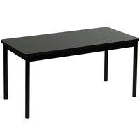 Correll 36" x 72" Black Granite Lab Table - 36" Height