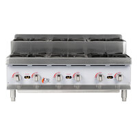 Cooking Performance Group SR-CPG-36-NL 36" Step-Up Countertop Range ...