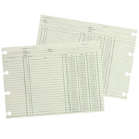 Wilson Jones G5024 11" X 17" Green 24 Column Accounting Sheet - 100/Pack