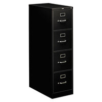 HON 312CPP 310 Series Black Full-Suspension Two-Drawer Filing Cabinet ...