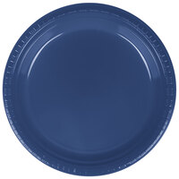 Blue Plastic Plates: Royal Blue, Navy Blue, & Baby Blue