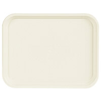 Choice 12" x 16" Beige Plastic Fast Food Tray - 12/Pack