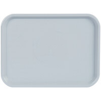 Choice 10" x 14" Gray Plastic Fast Food Tray