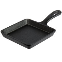 Valor 9 oz. Pre-Seasoned Mini Cast Iron Oval Casserole Dish