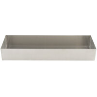 Tablecraft SS4004 5 Qt. 18-8 Stainless Steel Straight Sided Square Bowl ...