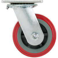 Channel CPS54H 4" High-Temp Swivel Plate Caster