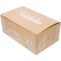 Barn-Style Take Out Lunch & Chicken Box w/ Fresh Print Design