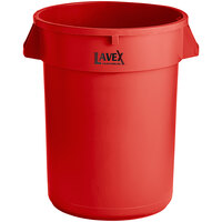 Rubbermaid FG263200RED BRUTE 32 Gallon Red Round Trash Can