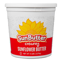SunButter Creamy Sunflower Spread 5 lb. - 2/Case