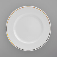 Gold Rim Plates | WebstaurantStore