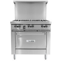 6 Burner Gas Stoves & Ranges - WebstaurantStore
