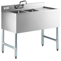 Commercial Bar Sinks: 3 Compartment, 2 Compartment & More