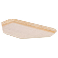 MFG Tray 353001-1420 14" x 22" Sky Blue Trapezoid Fiberglass Cafeteria ...