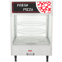 Nemco 6452-2 Double Door Rotating 4-Tier Pizza Merchandiser with 18 ...
