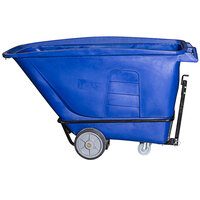 Toter UT115-00BLU 1.5 Cubic Yard Blue Tilt Truck / Trash Cart (1200 lb.)