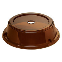 GET CO-101-A Round Amber Polypropylene Plate Cover for 10 5/8" to 11 7/ ...