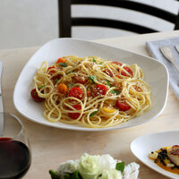 Acopa Nova Cream White Porcelain Dinnerware | WebstaurantStore