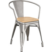 Lancaster Table & Seating Alloy Series Clear Coated Metal Indoor ...