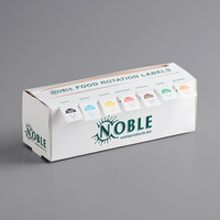 Noble Products 1" Permanent Day of the Week Clock Label Rolls
