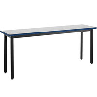 National Public Seating HDT7-2424B 24" x 24" Fixed Height Black Frame ...