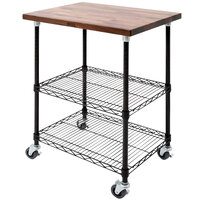 John Boos & Co. MET-MWC-1 Metropolitan 21" x 27" Two-Shelf Chrome Wire ...