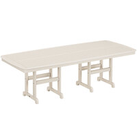 POLYWOOD Nautical 37" x 72" Sand Bar Height Table