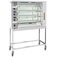 Rotisol-France FauxFlame FF1425-8G-SS Stainless Steel Natural Gas ...