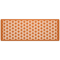 SelectSpace 7' Burnt Orange Circle Pattern Partition Panel