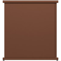 SelectSpace 62" x 10" x 34" Brown Circle Pattern Gate with Straight ...