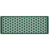 SelectSpace 5' Forest Green Square Weave Pattern Partition Panel