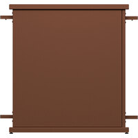 SelectSpace 62" x 10" x 34" Brown Circle Pattern Gate with Straight ...