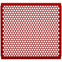 SelectSpace 3' Red Square Weave Pattern Partition Panel