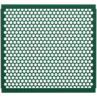 SelectSpace 5' Forest Green Square Weave Pattern Partition Panel