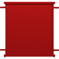 SelectSpace 62" x 10" x 34" Red Circle Pattern Gate with Straight and ...