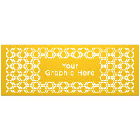 SelectSpace 7' Bright Yellow Circle Pattern Partition Panel